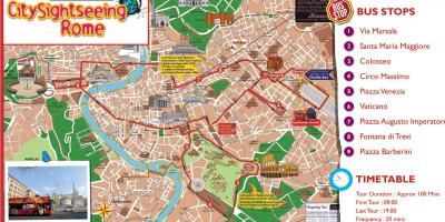 Rzym mapa - mapy Rzym (Lacjum, Włochy)