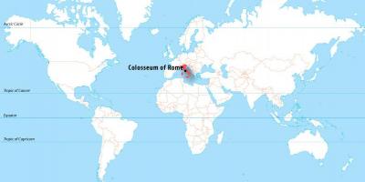 Rzym mapa - mapy Rzym (Lacjum, Włochy) - W świecie